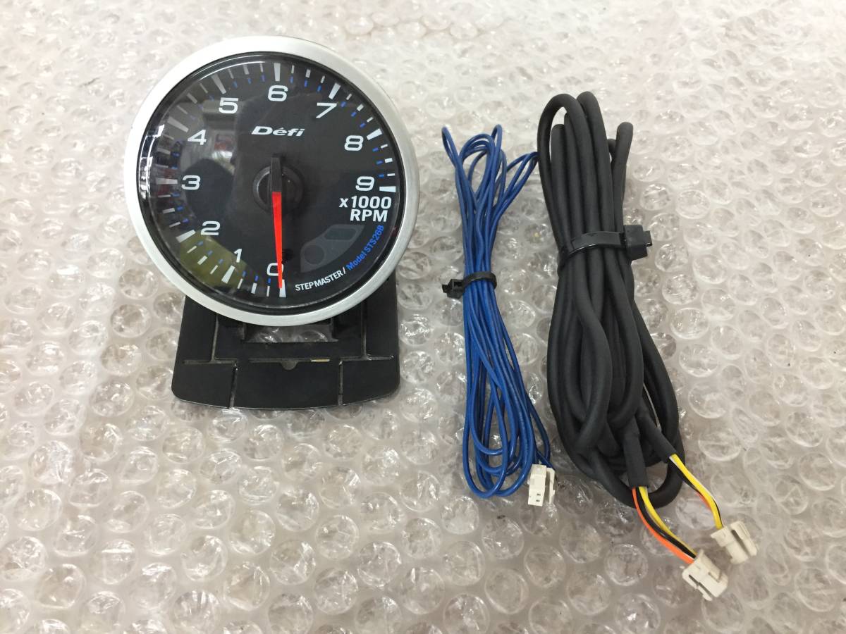 日本精機 defi デフィー 60Φ ブラック 黒 タコメーター RPM 回転計 JZA80 BNR32 FC3S JZX90 DC5 DC2 ...