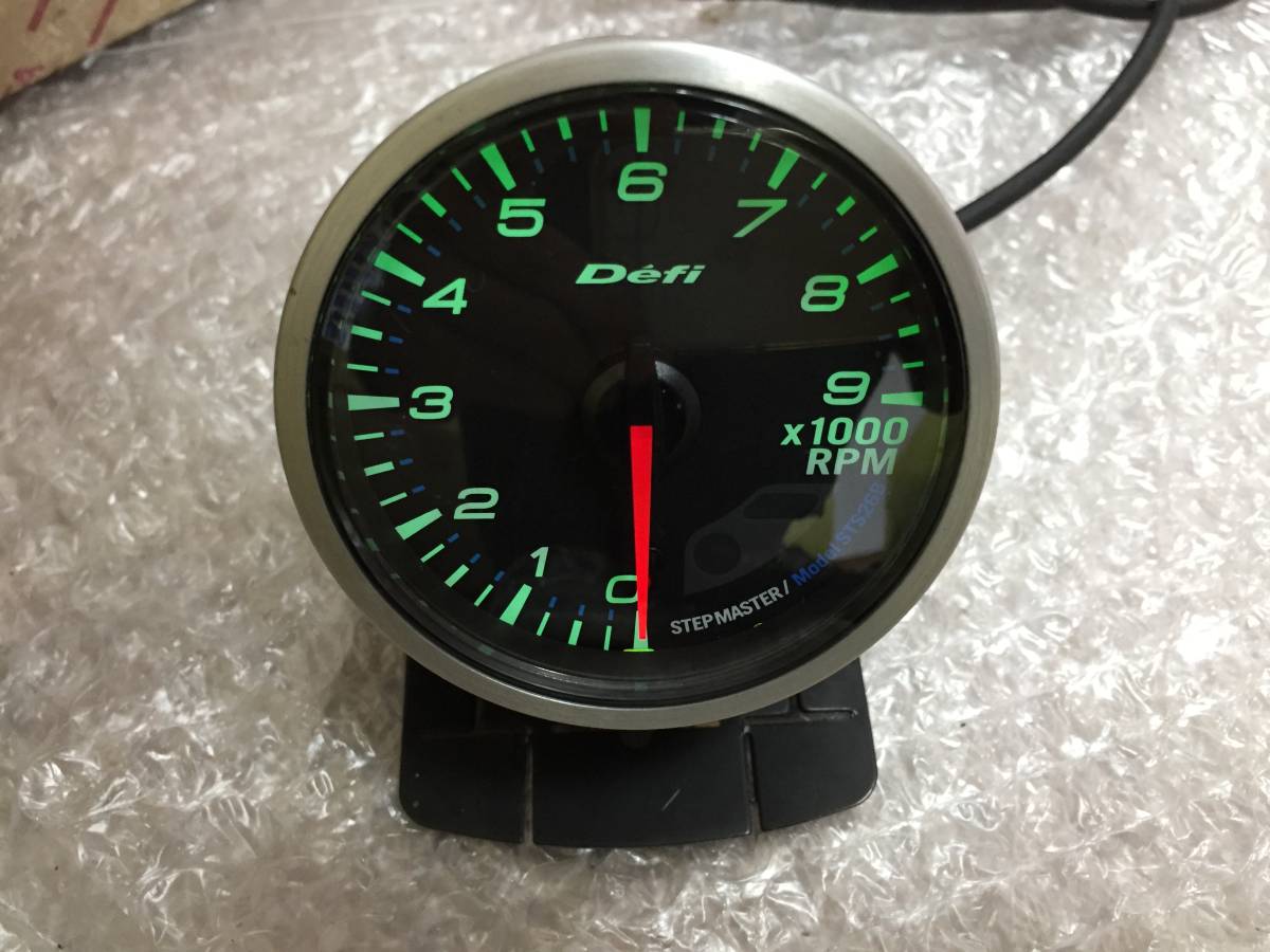 日本精機 defi デフィー 60Φ ブラック 黒 タコメーター RPM 回転計 JZA80 BNR32 FC3S JZX90 DC5 DC2 ...