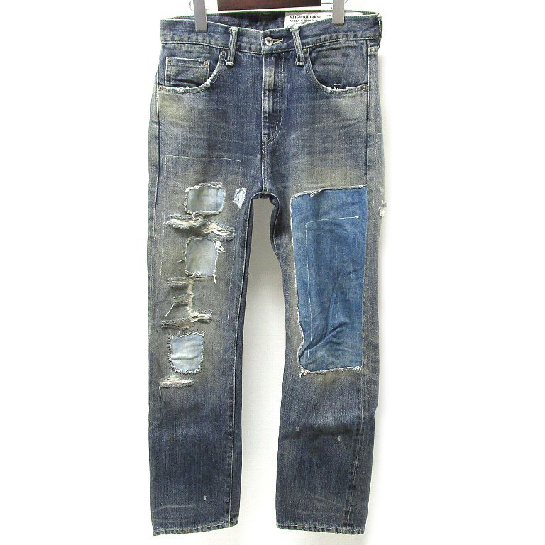 NEIGHBORHOOD ネイバーフッド SLASH.SAVAGE.DEEP MID/14oz-PT S インディゴ サベージデニムパンツ ...