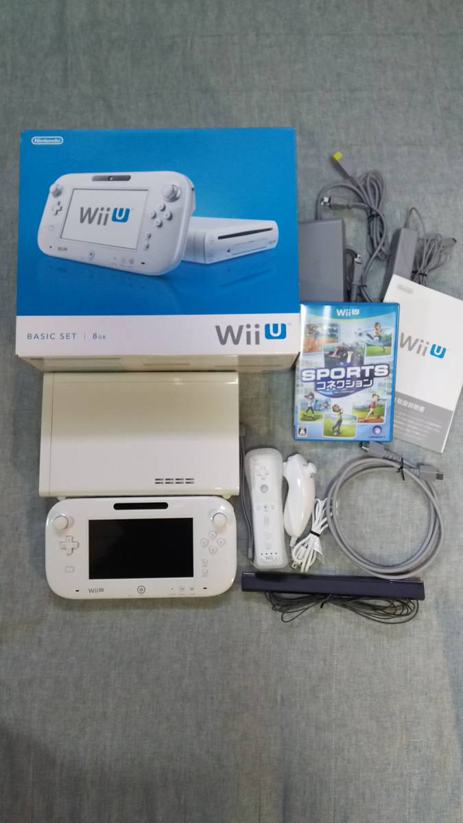 Wii U BASIC SET 8GB ／ Wiiリモコンプラス追加パック ／ スポーツコネクション ソフト付き(Wii U本体)｜売買された ...