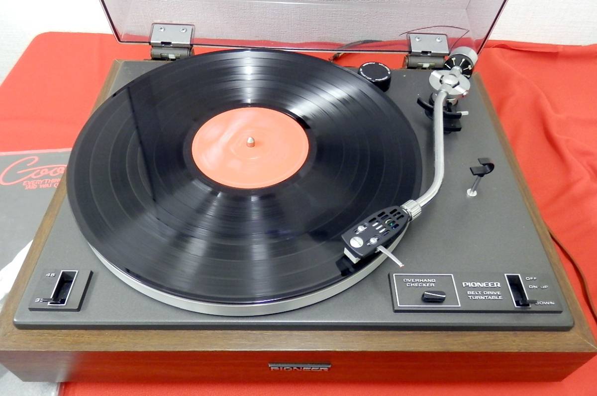 パイオニア PIONEER ターンテーブル レコードプレーヤー PL-12E(パイオニア)｜売買されたオークション情報、yahooの商品情報をアーカイブ公開 - オークファン（aucfan.com）