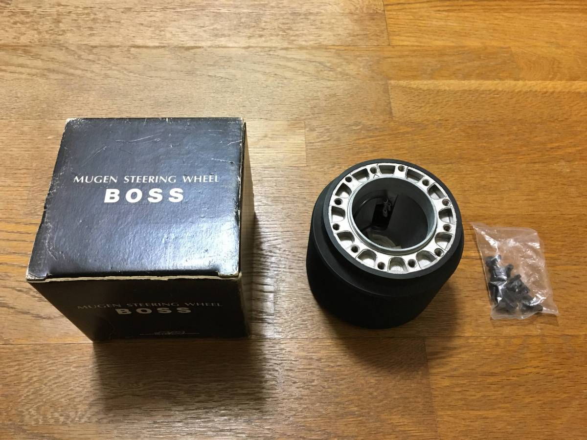 箱付き 無限/MUGEN純正部品 ステアリングホイールボス 53130-SWB-L203 BOSS 203 当時物 道北(ステアリング ...