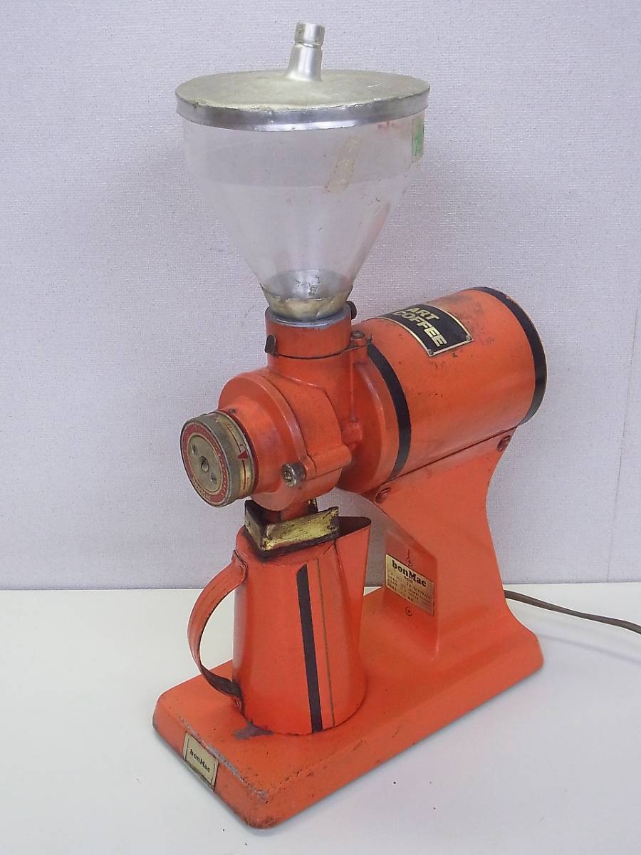 μ10 bonMac 400 ボンマック ART COFFEE 業務用 電動コーヒーミル(コーヒー用品)｜売買されたオークション情報、yahooの商品情報をアーカイブ公開 - オークファン ...