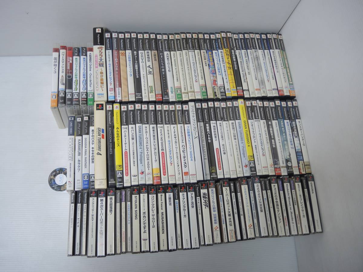 PS2 PS PS3 PSP ゲームソフト 計107本 セット 大量 まとめて プレイステーション(タイトル)｜売買されたオークション情報、yahooの商品情報をアーカイブ公開 ...