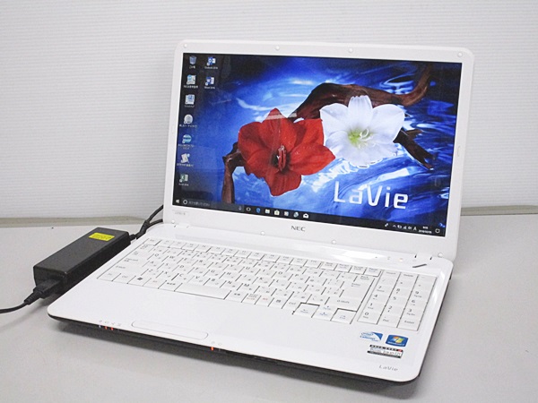 NEC LS150/B ホワイト Win10&Office2016 Celeron P4500 1.86GHz 4GB 320GB DtoD ...