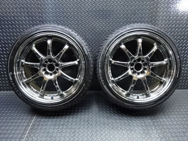 WORK ワーク エモーション XD9 WMB 18インチ 7.5J +48 PCD 100 5H 225/40R18 タイヤ付き 2本 ...