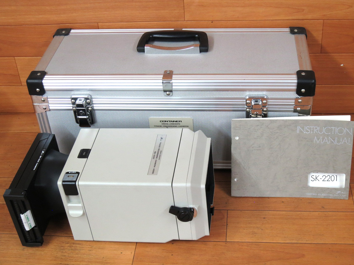 RP255909 IWATSU/岩通 カメラ SK-502/オシロスコープ TRACE-RECOROING CAMERA HOOO SK ...
