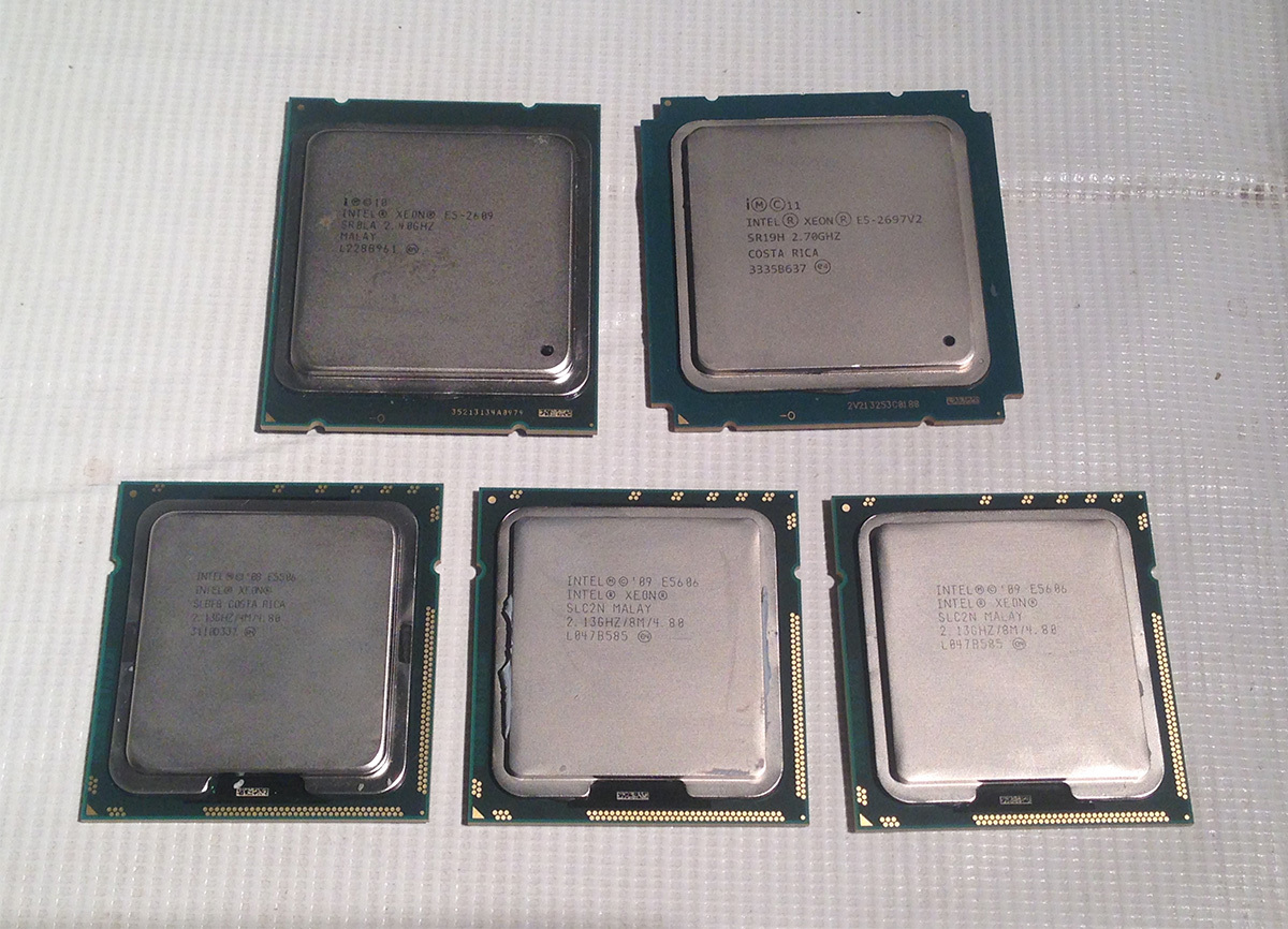 Xeon E5606 E5506 E5-2609 E5-2697 v2 まとめて5個セット(Xeon)｜売買されたオークション情報、yahoo ...