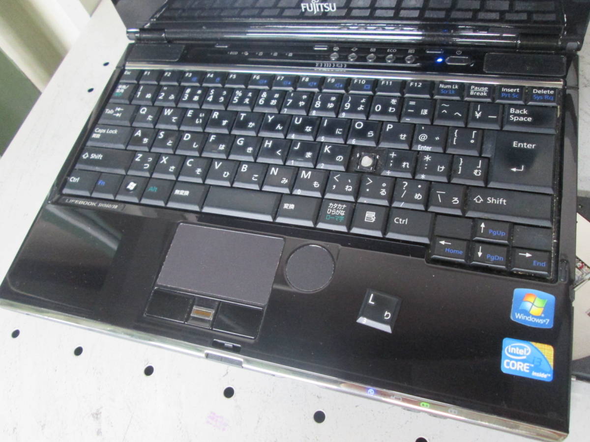 JUNK68 ☆ FUJITSU LIFEBOOK SH560/3B Core i3-370 2.4GHz 4GB 640GB ☆｜Windows