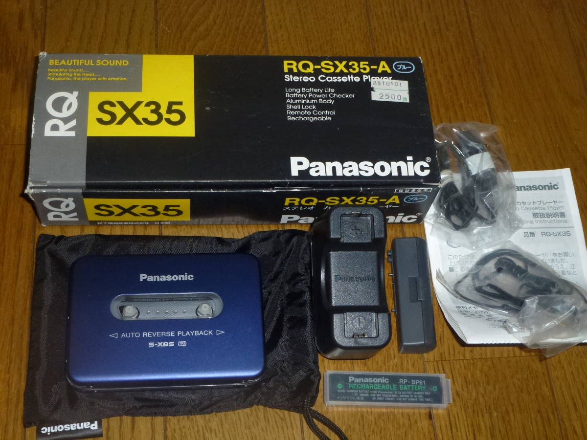 Panasonic カセットプレーヤー RQ-SX35 デッドストック 品(再生専用)｜売買されたオークション情報、yahooの商品情報を ...