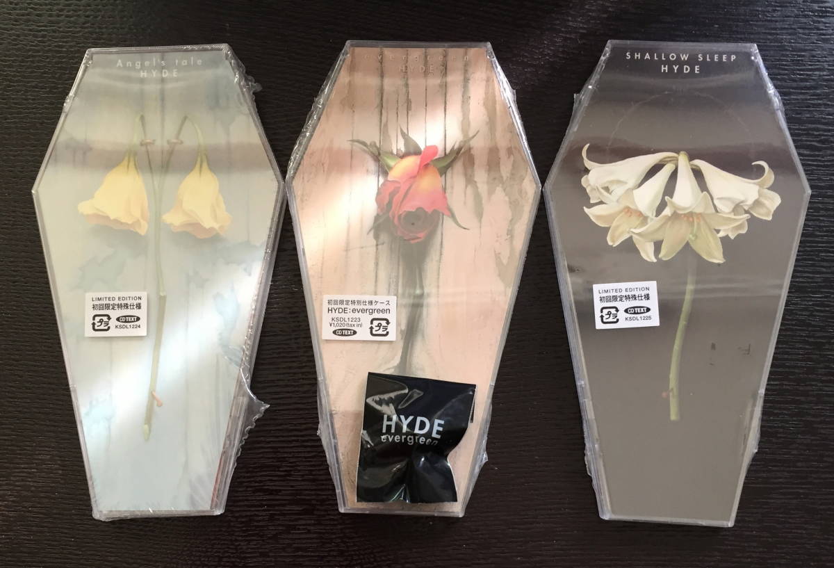 HYDE/ Angels tale + evergreen オマケ付き + SHALLOW SLEEP 初回限定特殊仕様(L'Arc-en ...