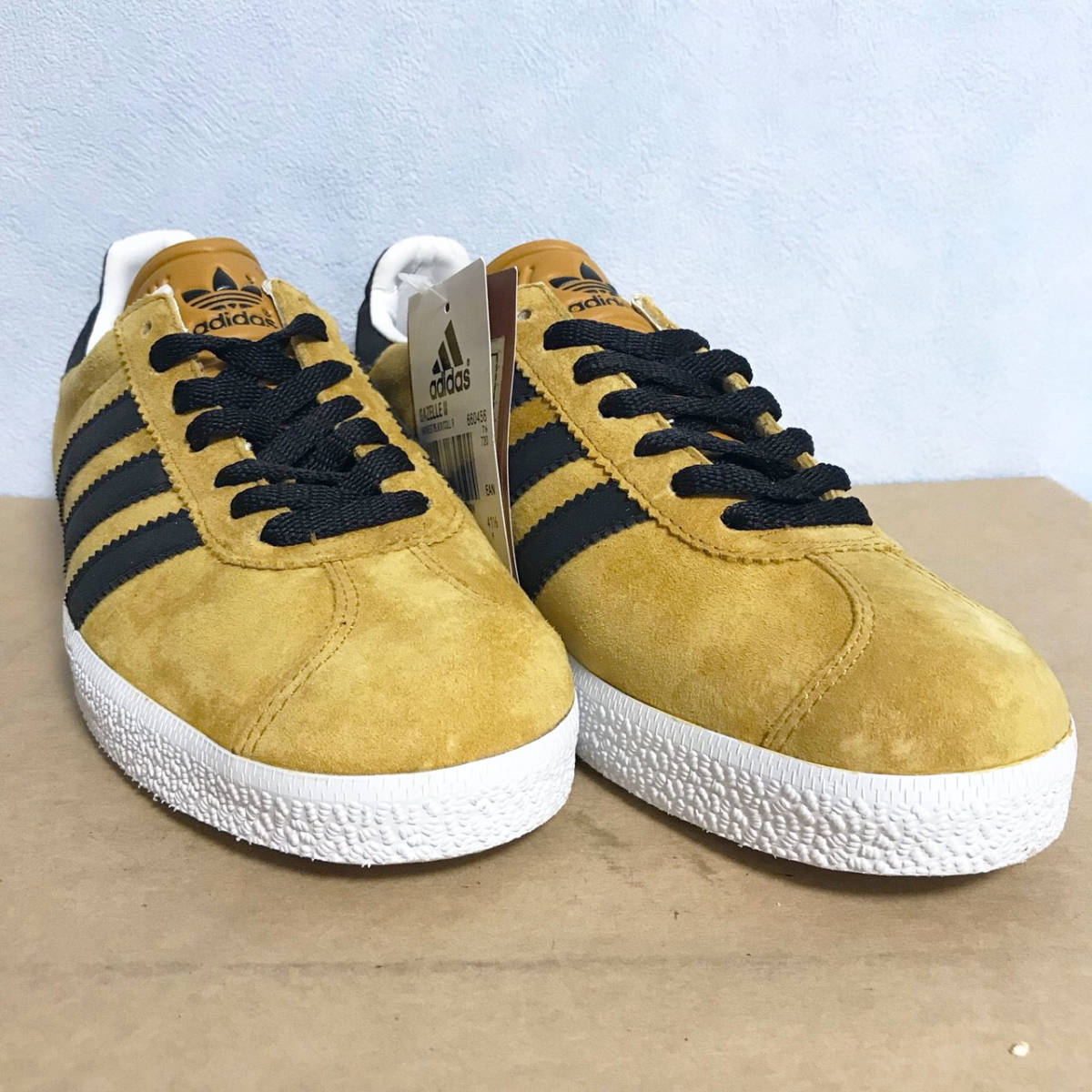 US8 26cm ADIDAS GAZELLE 2 660456 アディダス ガッツレー ガゼル スエード からし 1999年(26.0cm ...