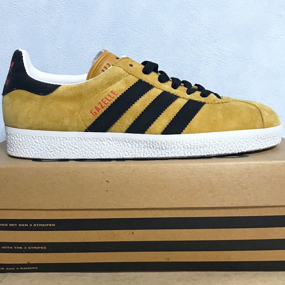 US8 26cm ADIDAS GAZELLE 2 660456 アディダス ガッツレー ガゼル スエード からし 1999年(26.0cm ...