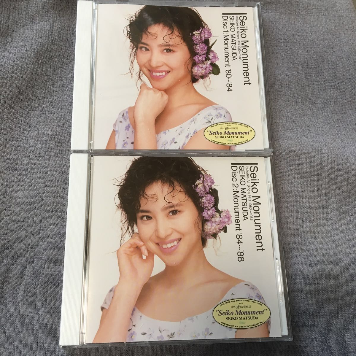 松田聖子 Seiko Monument Disc1 Monument'80-'84/Disc2 Monument'84-'88 CD2枚セット ...