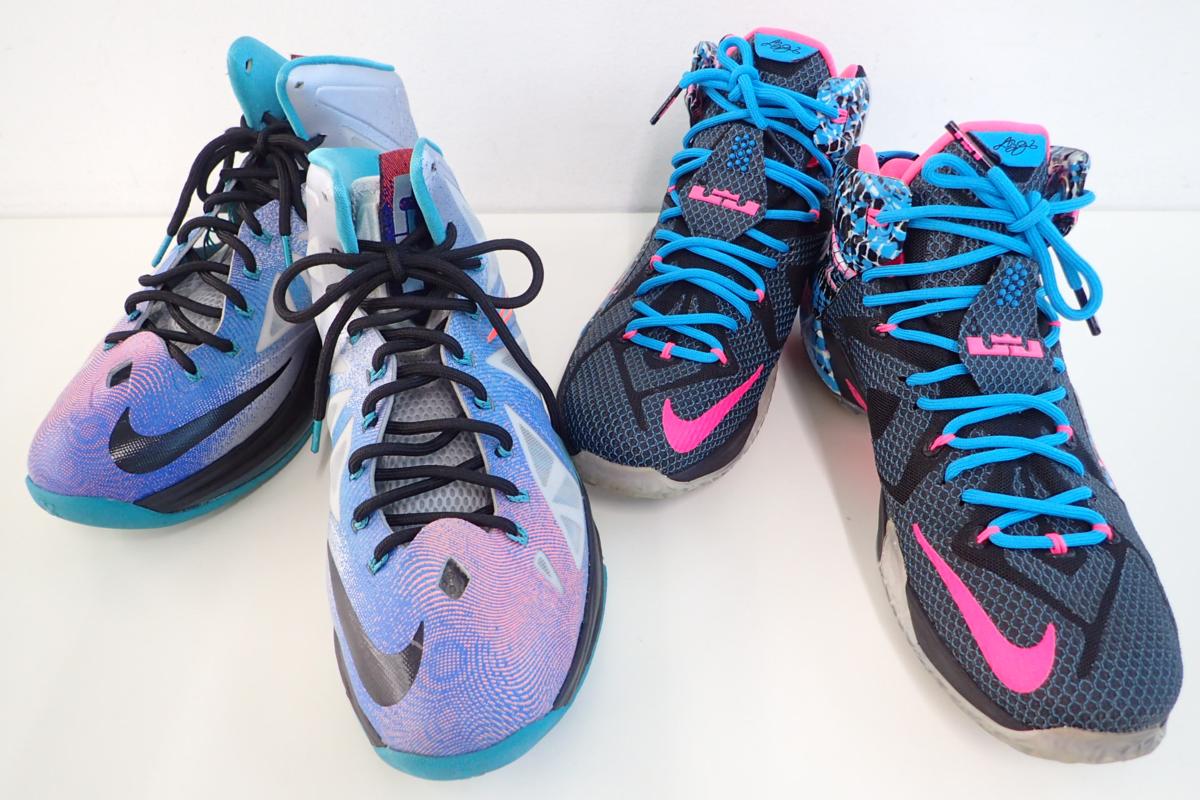 ナイキ バッシュ レブロン ジェームズモデル トゥエルブ/フライワイヤー 28cm 2足セット NIKE Lebron James ...