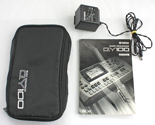 YAMAHA QY100のケース 取扱説明書 純正アダプター(音源モジュール)｜売買されたオークション情報、yahooの商品情報をアーカイブ ...