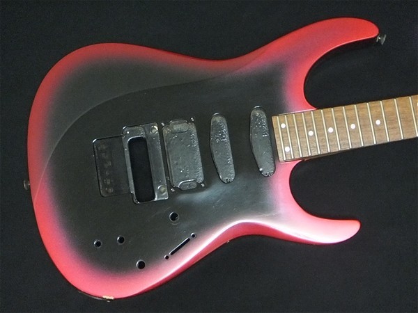 FERNANDES FR-55S サスティナー SUSTAINER対応 FRTフロイドローズ レッド メタリック バースト 赤 SSH ...