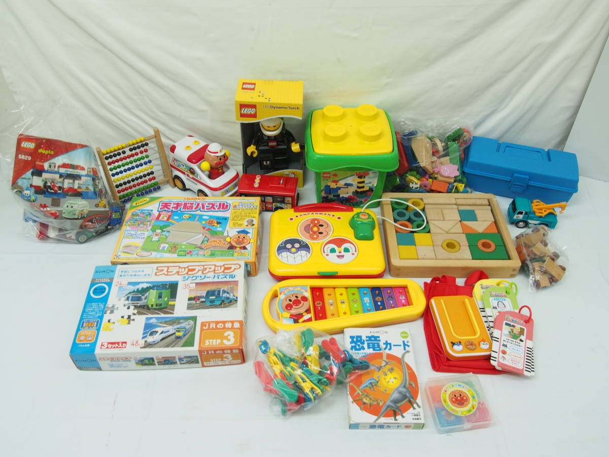 3631B 男の子 おもちゃ 大量 まとめ アンパンマン パソコン 生活カード パズル レゴデュプロ 5829カーズ ブリオ工具 ドミノ カード 他(LEGO)｜売買されたオークション情報 ...