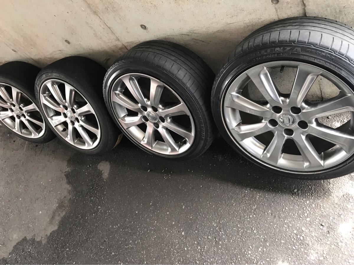 GRS204 GRS200 200系 クラウン アスリート 前期 純正 18インチホイール 225/45r18 8J+45 5穴 PCD114 ...