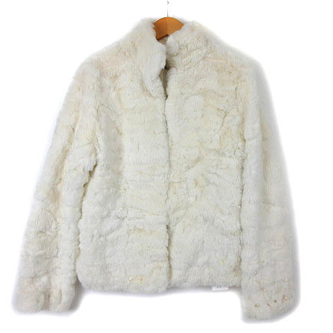 クレージュ ファー コート ジャケット ショート 白 9AR(コート)｜売買されたオークション情報、yahooの商品情報をアーカイブ公開 - オークファン（aucfan.com）