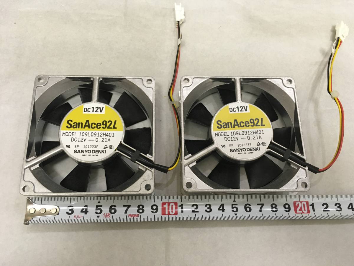 山洋電気 DCファン SanAce92L 109L0912H401 DC12V SANYODENKI まとめて2個(冷却装置)｜売買されたオークション情報、yahooの商品情報をアーカイブ公開 ...