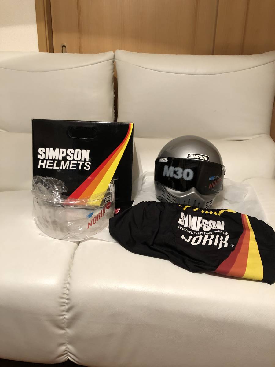 SIMPSON シンプソン M30 NORIX シルバー 59CM(シンプソン)｜売買されたオークション情報、yahooの商品情報をアーカイブ公開 - オークファン（aucfan.com）