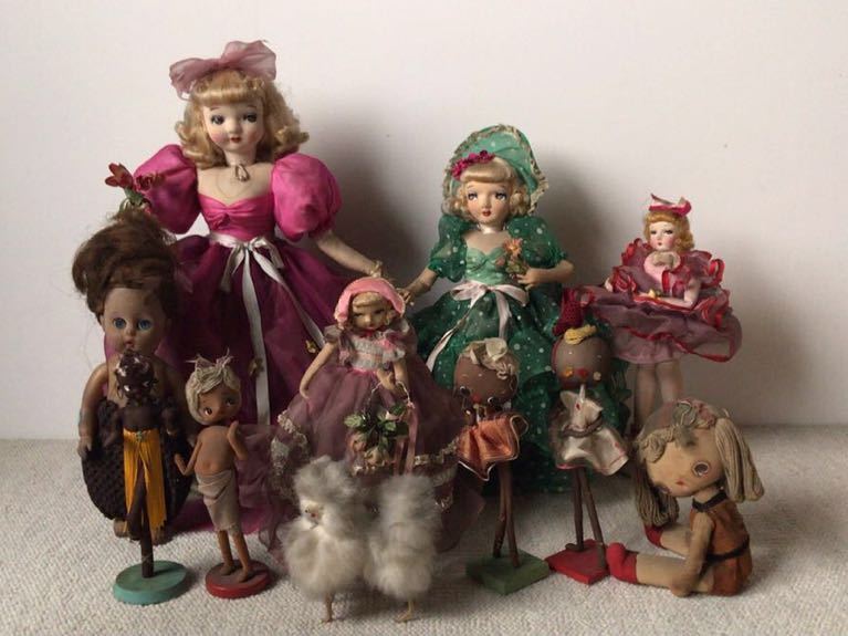 MITSUKOSHI DOLL HOUSE 三越ドールハウス など西洋人形まとめ アンティークドール 白人 黒人 古い人形 ヴィンテージ ...