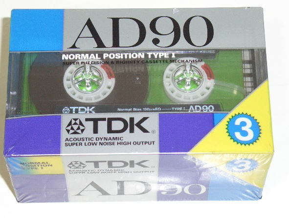 TDK AD90 ノーマルポジションカセットテープ3本1パック AD-90X3G(記録媒体)｜売買されたオークション情報、yahooの商品情報 ...