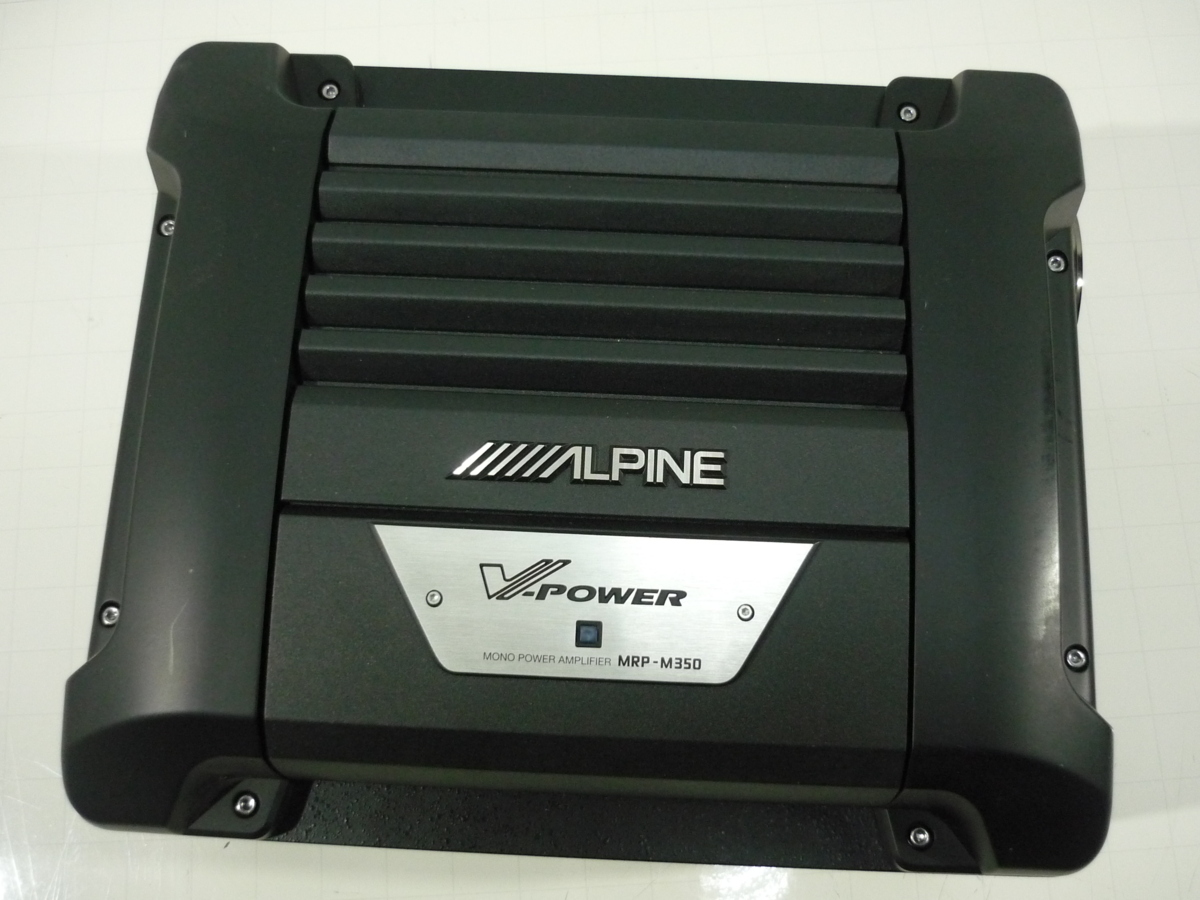 ALPINE アルパイン MRP-M350 V-POWER アンプ内蔵ウーハー 181129-9B ト5 1000円スタート(ウーハー)｜売買 ...