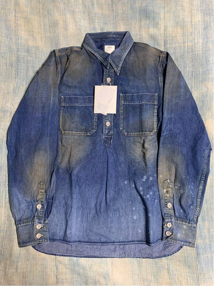 visvim ALPHA P.O. SHIRT L/S DRY DENIM size3 品(トップス)｜売買されたオークション情報、yahooの商品情報をアーカイブ公開 - オークファン ...