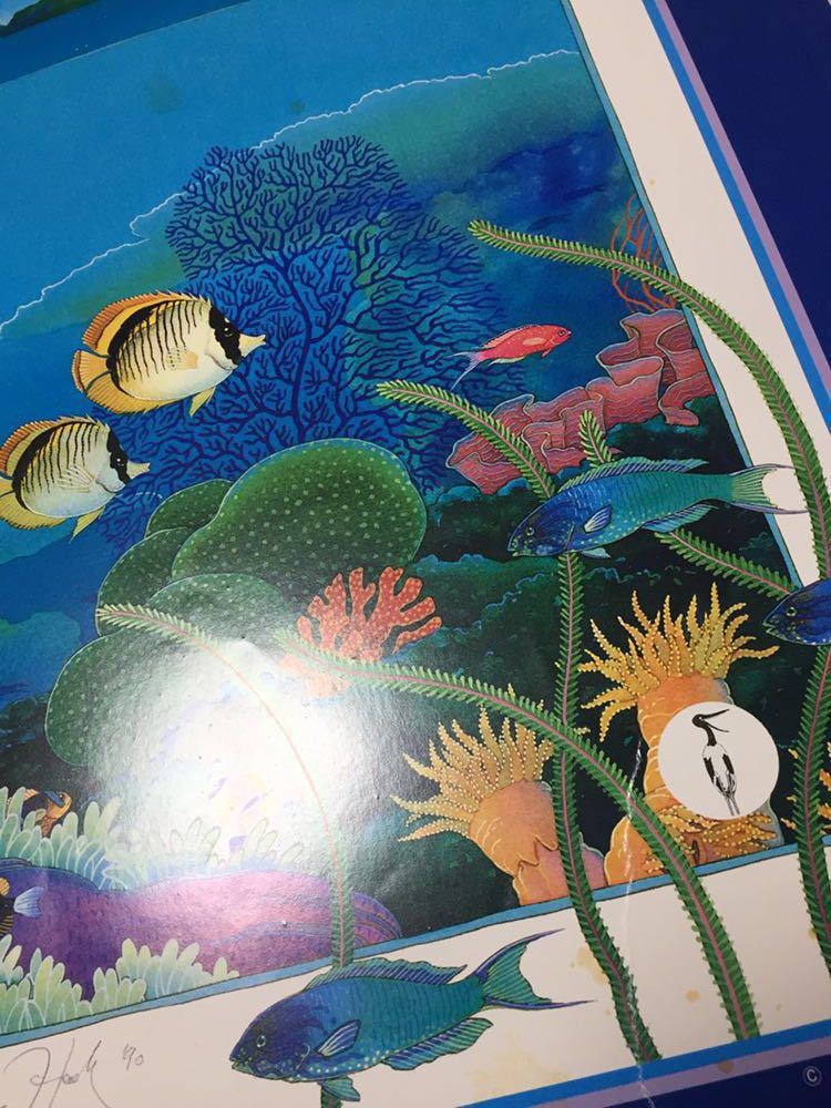 ジョアン フック Jo Anne Hook Midday near upolu cay 1992 アート プリント印刷物 45.5×31cm 絵画 ポスター(自然、風景画)｜売買された ...