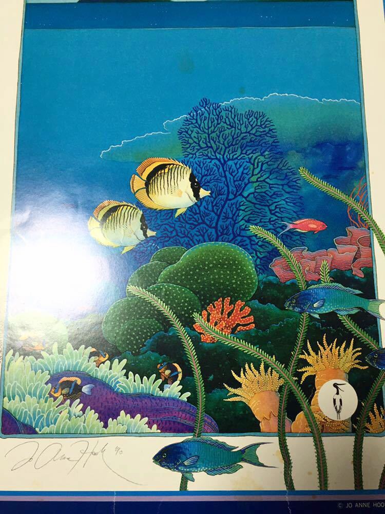 ジョアン フック Jo Anne Hook Midday near upolu cay 1992 アート プリント印刷物 45.5×31cm 絵画 ポスター(自然、風景画)｜売買された ...