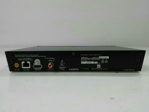 ソニー BDP-S1200 BDP-S1200 ブルーレイプレーヤー｜映像機器