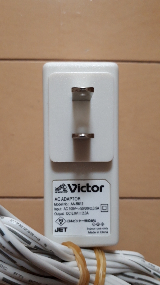 Victor ポータブルデジタルレコーダー用 ACアダプター RD-R1/R2用 AA-R612(変圧器、アダプター)｜売買されたオークション ...