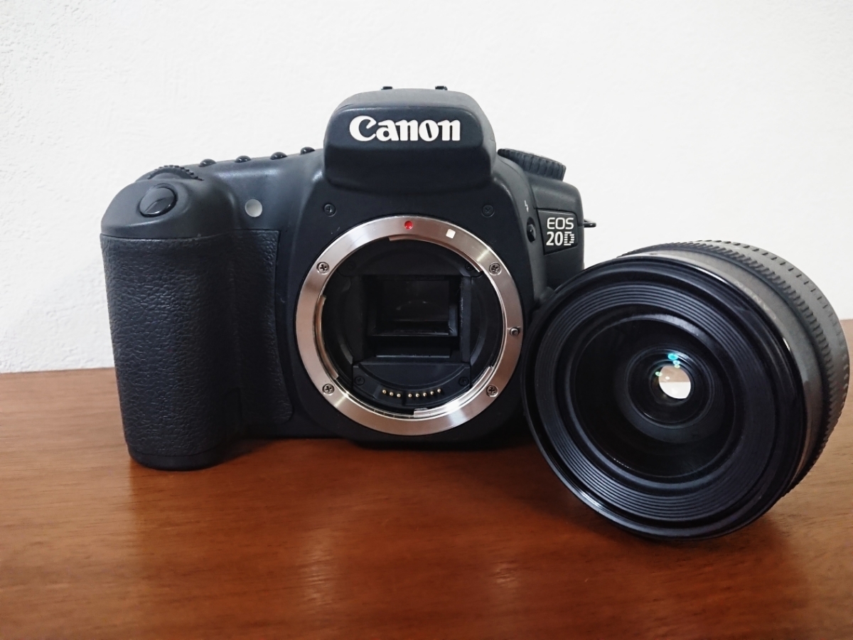 ジャンク Canon キャノン EOS20D 本体 & レンズ EF 24㎜ 1:2.8(キヤノン)｜売買されたオークション情報、yahooの商品情報をアーカイブ公開 - オークファン ...