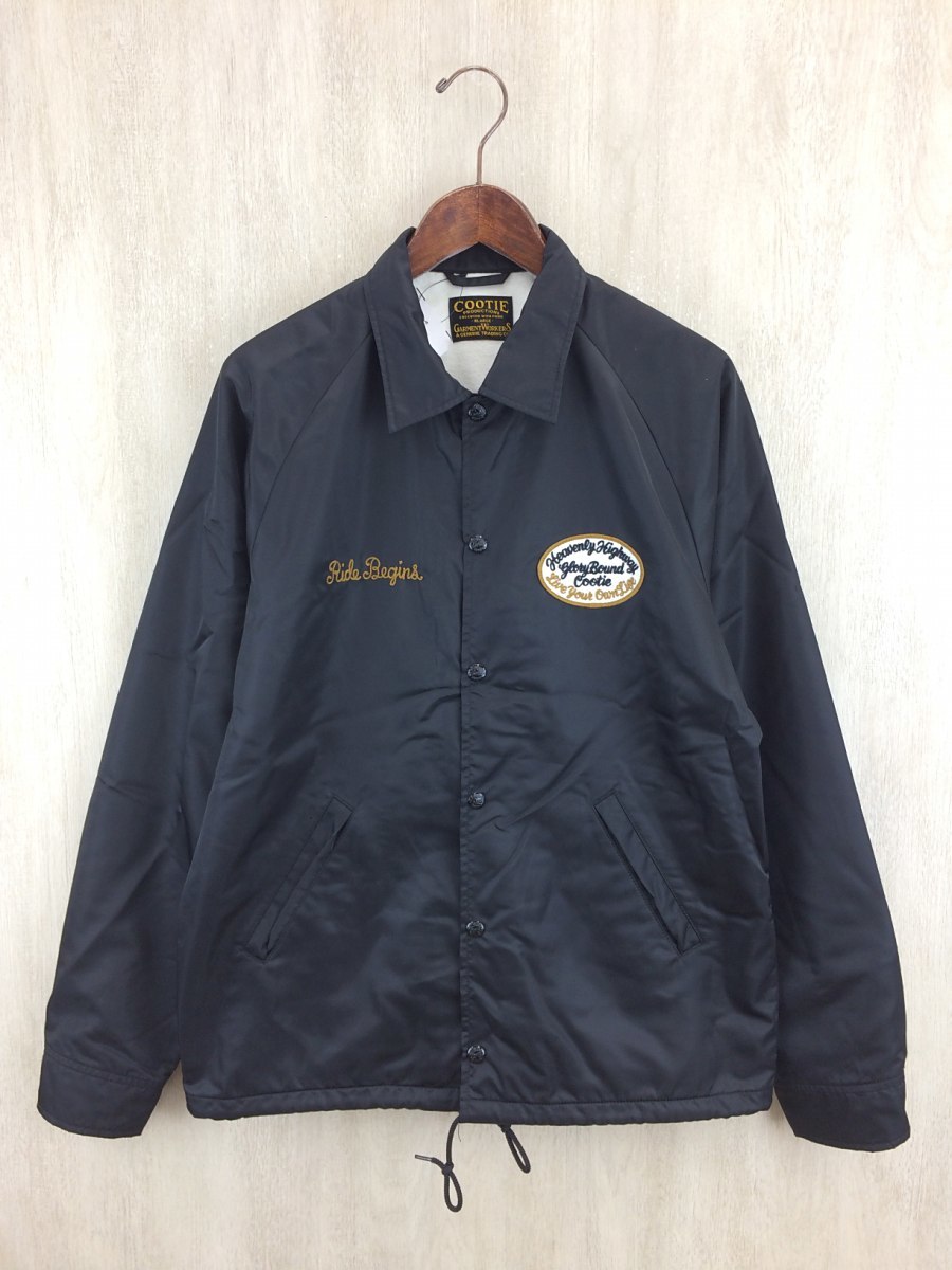 COOTIE Garage Jacke/チェーン刺繍コーチジャケット/XL/ナイロン/BLK(ジャケット、上着)｜売買されたオークション情報 ...