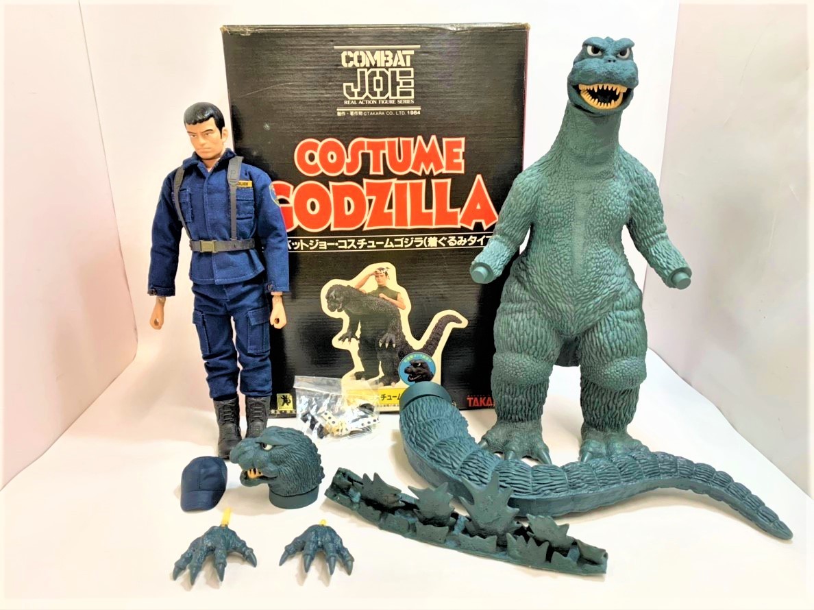 TAKARA/タカラ COMBAT JOE COSTUME GODZILLA コンバットジョー コスチュームゴジラ 着ぐるみタイプ 東宝 ...