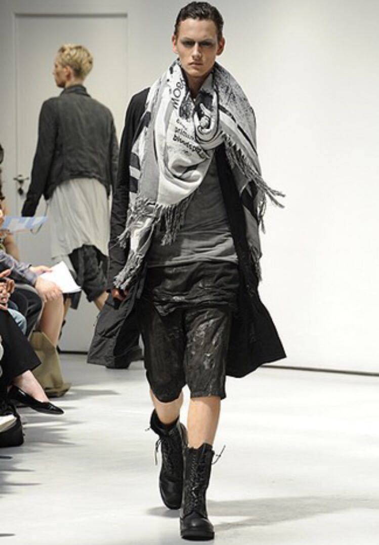 JULIUS ユリウス ジャガードストール ストール マフラー レザー ガスマスク lien devoa incarnation artefact drkshdw viridi-anne(男性 ...