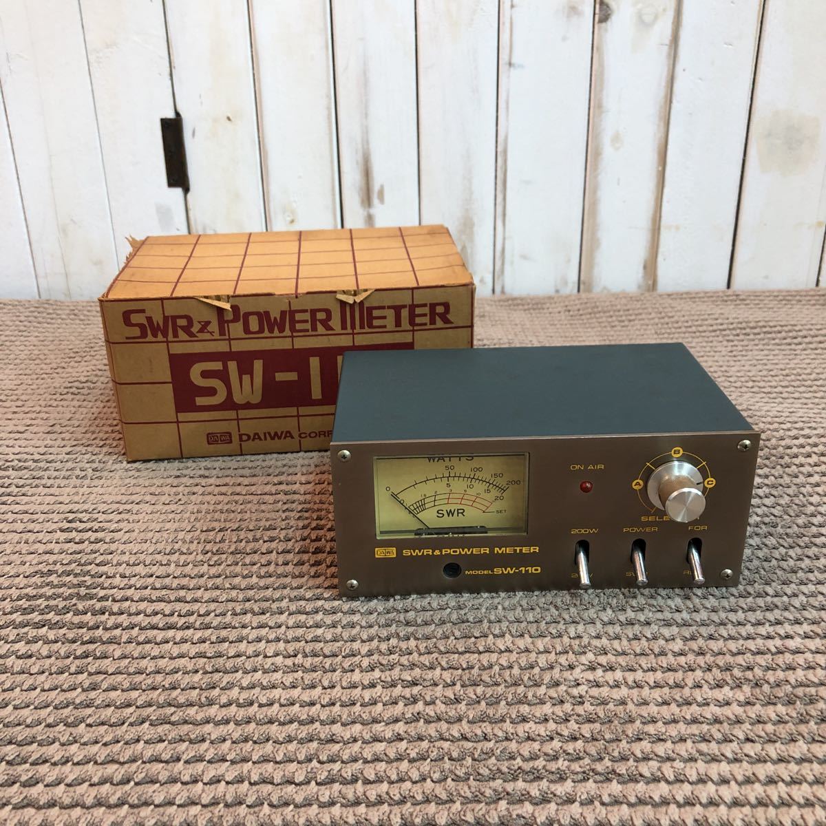 DAIWA ダイワ SWR & POWER METER SW-110 動作未確認 ジャンク 1円スタート(アクセサリ)｜売買されたオークション ...