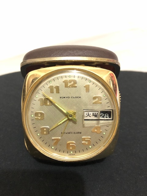 Tokyo Clock 東京時計 置時計 トラベルウォッチ 目覚まし時計 昭和レトロ 手動巻き ゼンマイ式(一般)｜売買されたオークション情報 ...