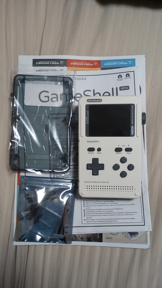 clockwork GameShell 組立済(携帯型)｜売買されたオークション情報、yahooの商品情報をアーカイブ公開 - オークファン ...