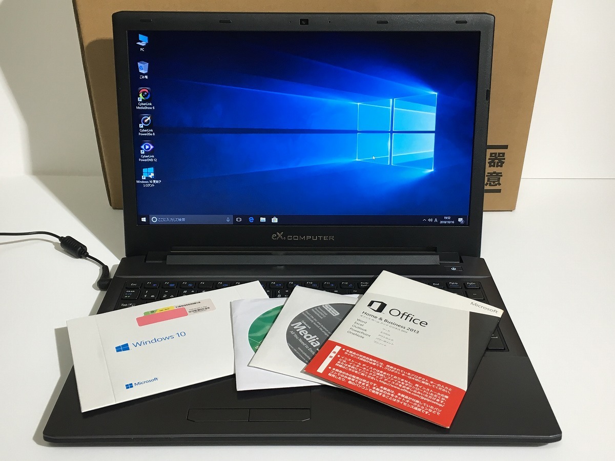 訳あり eX.computer N1501K-100/T Windows10/15インチ/Office2013正規ライセンス付属/SSD240GB搭載/Pentium4405U/メモリー4GB ...