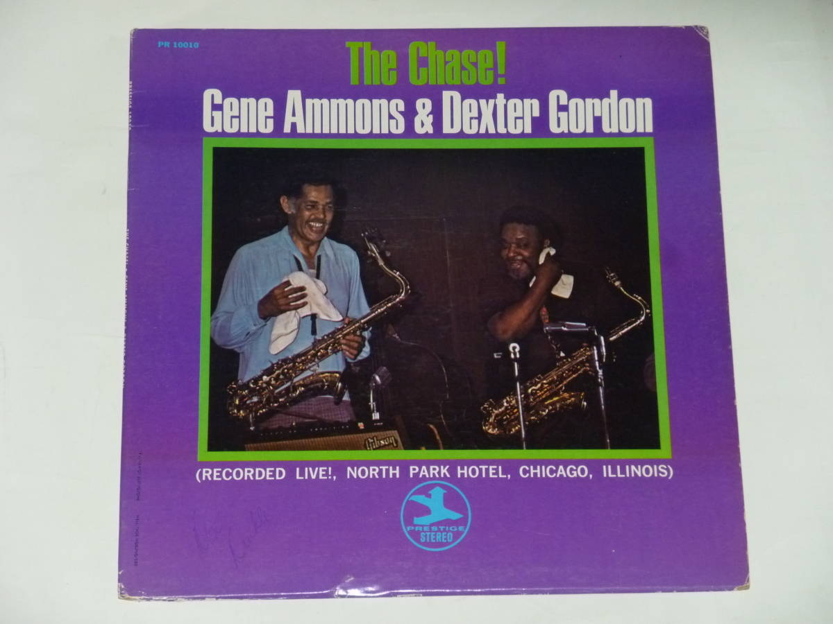 US STEREO プレス THE CHASE / GENE AMMONS & DEXTER GORDON / PRESTIGE / 両面 ...
