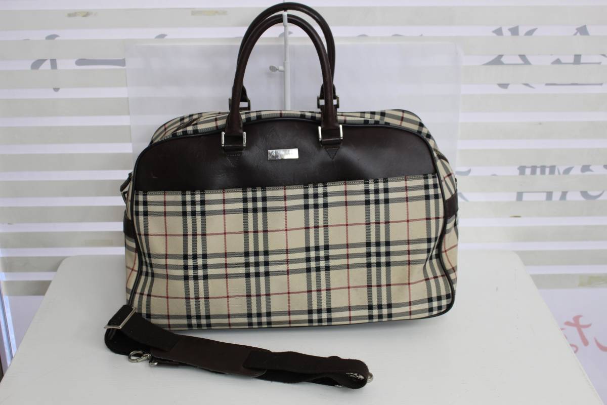 BURBERRY バーバリー ボストンバッグ S9031401(ボストンバッグ)｜売買されたオークション情報、yahooの商品情報をアーカイブ公開 - オークファン（aucfan.com）