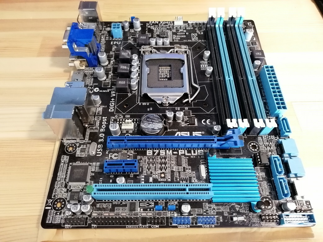 ASUS B75M-PLUS Intel B75チップセット Socket 1155 DDR3(ASUSTeK)｜売買されたオークション情報 ...