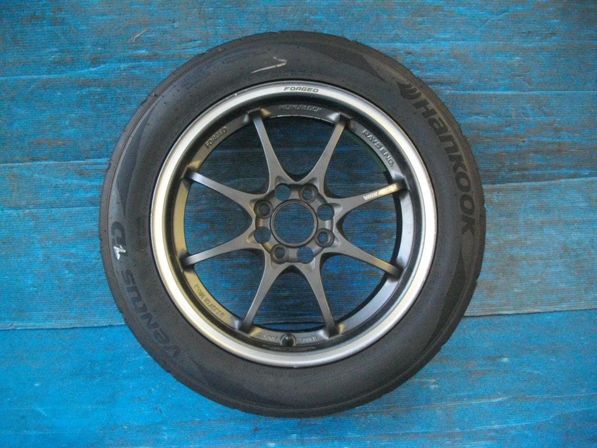 SA 2466 RAYS CE28CR クラブレーサー 鍛造/軽量 15x7J+38 100 4H ハンコック ベンタスTD 195 ...