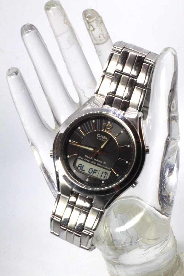 CASIO LINEAGE ALARM DUAL TIME MULTI BAND 5 WAVE CEPTOR TOUGH SOLAR 品時計 ...