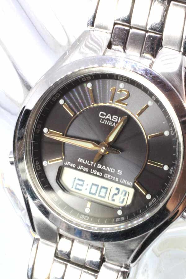 CASIO LINEAGE ALARM DUAL TIME MULTI BAND 5 WAVE CEPTOR TOUGH SOLAR 品時計 ...