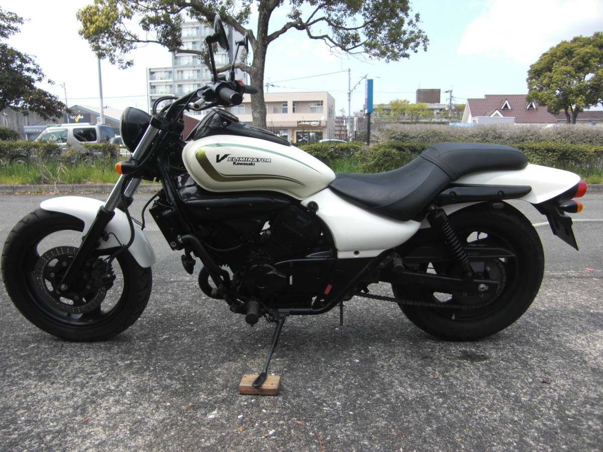 カワサキ エルミネーター250V VN250－B2 02年式 ポーラホワイト(126cc-250cc)｜売買されたオークション情報、yahoo ...