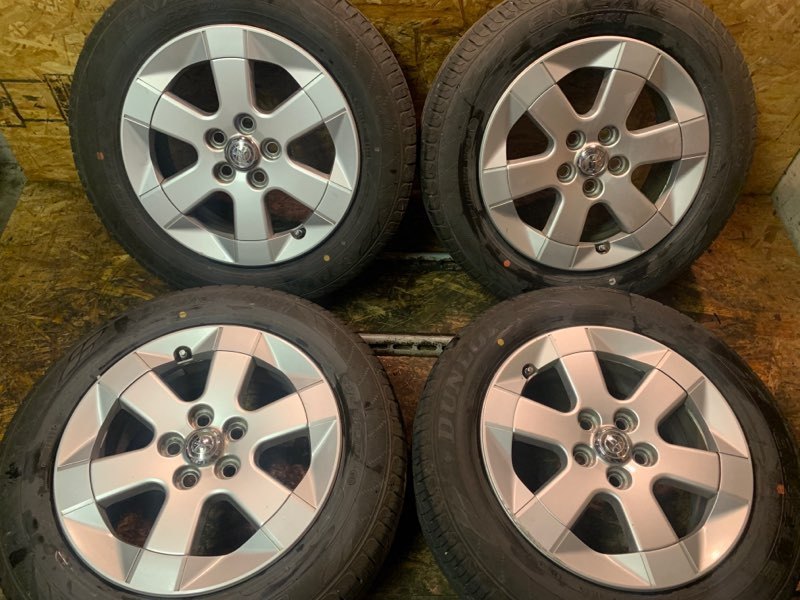 トヨタ 20系プリウス純正ホイール 15×6J5HPCD100+45 DUNLOP/ENASAVE EC204 185/65R15 18年製 ...